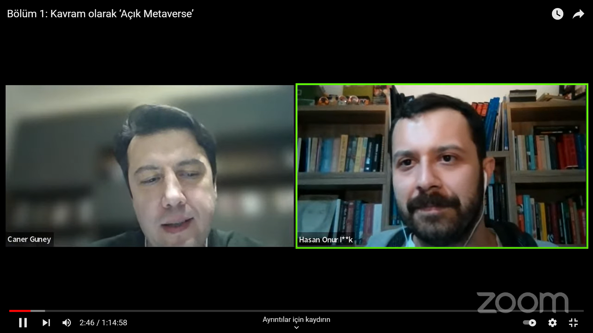 Bölüm 1 : Açık Metaverse - Hasan Onur Işık
